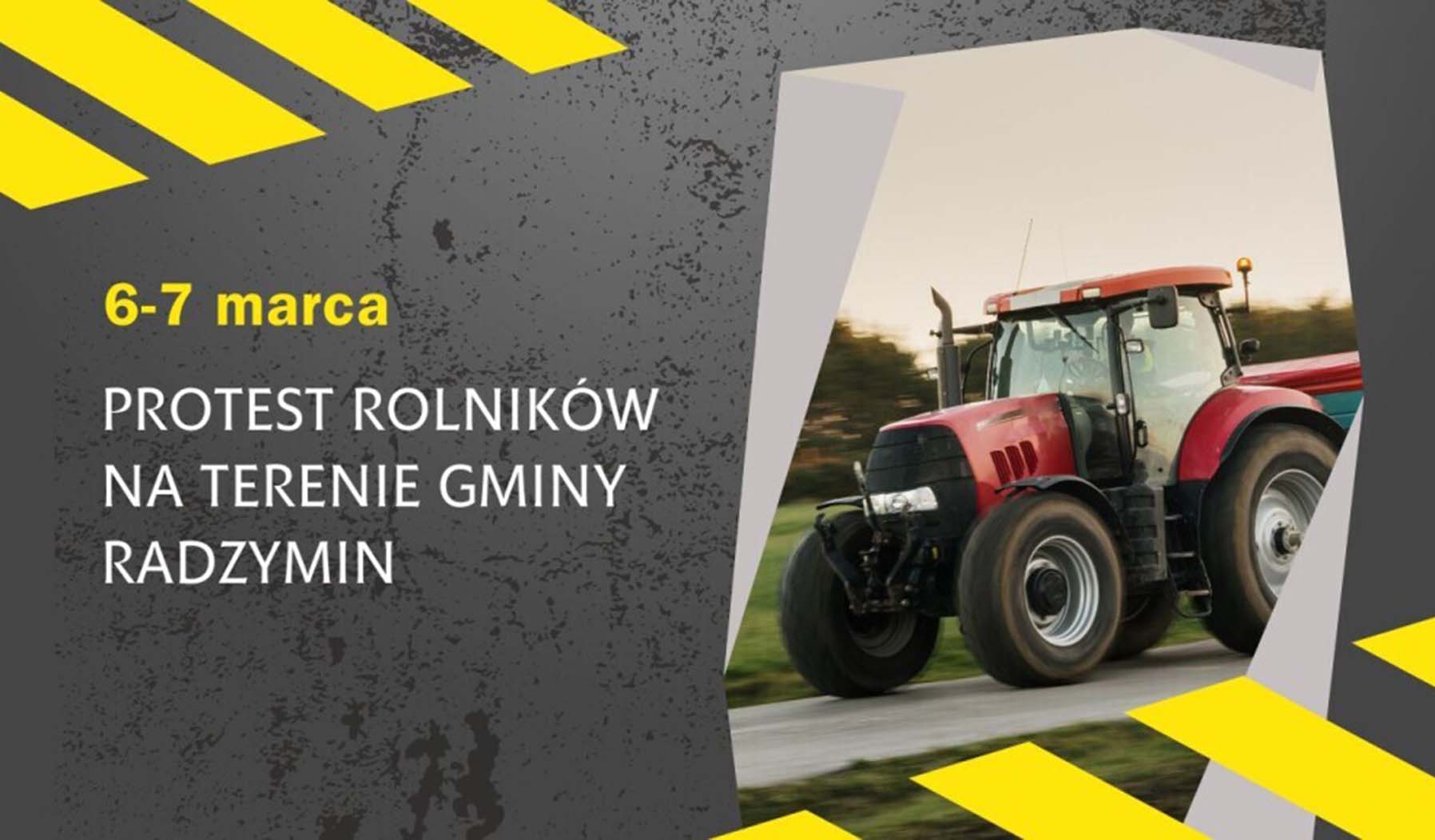 Protest rolników na terenie gminy Radzymin - Życie Powiatu na Mazowszu